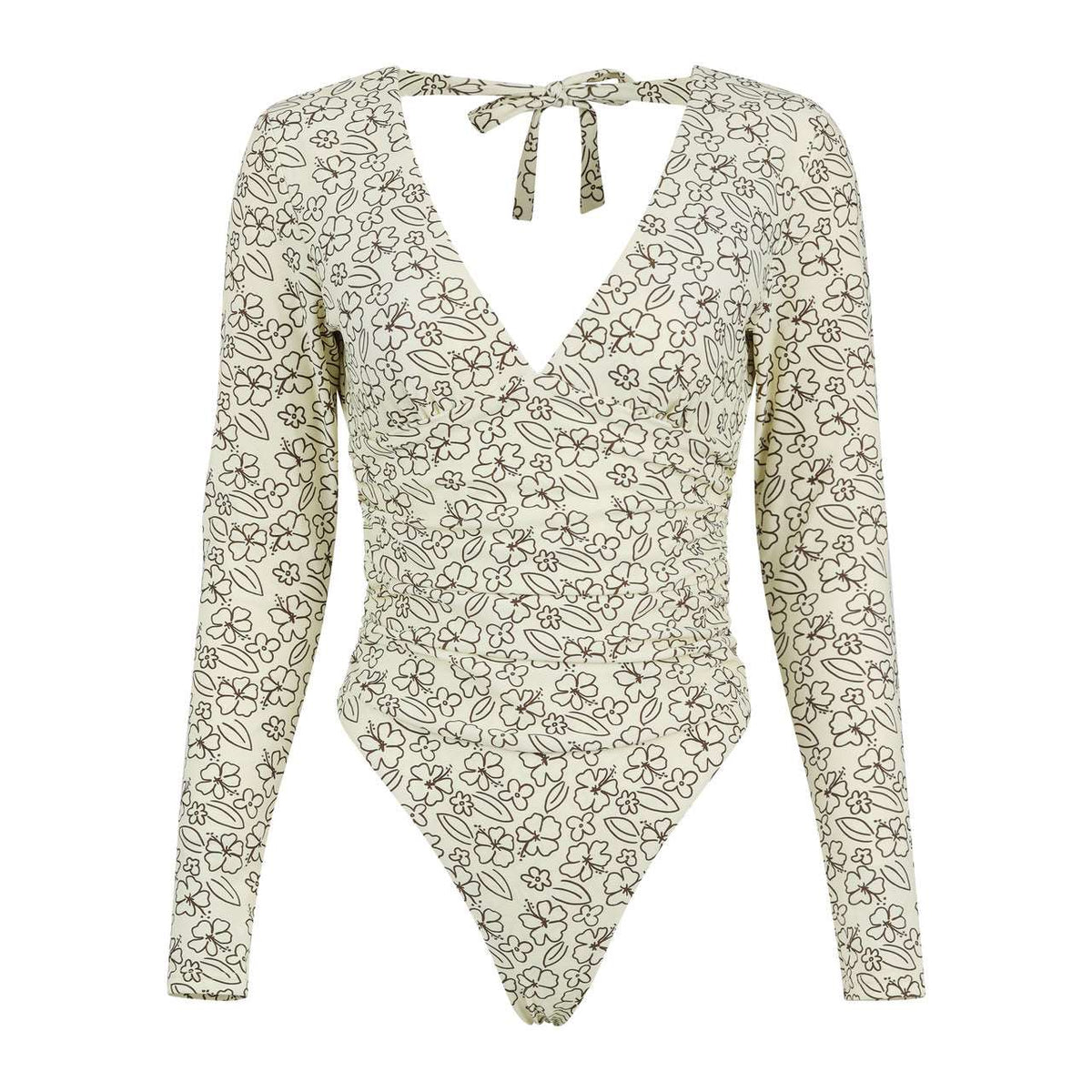 [just added - last chance] Malibu Surf Suit - Hawaiian Cream with Moch ...