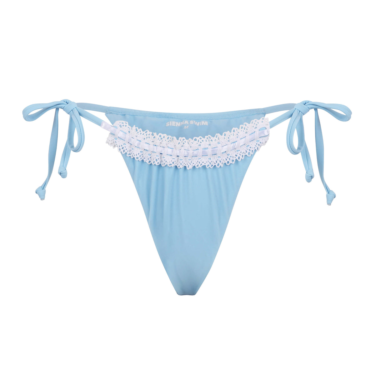 [last chance] Balconette Set Bottom - Light Blue – Sienna Swim