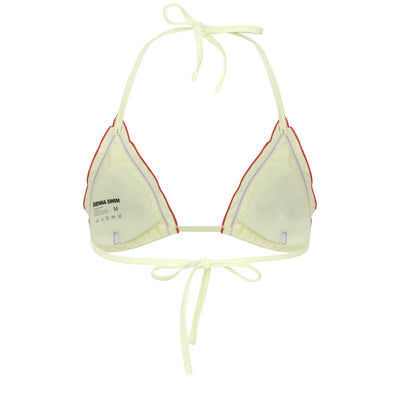 Bows Top - Cream with cherry bows – Sienna Swim