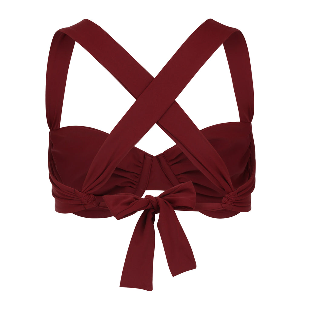 Cabo Top - Cherry Wine – Sienna Swim
