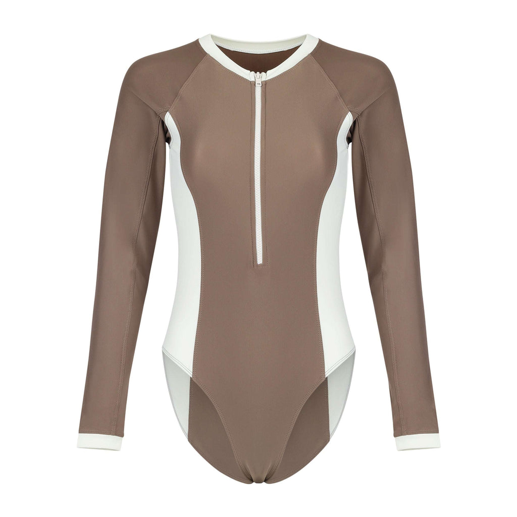 Cardiff Surf Suit - Mocha – Sienna Swim