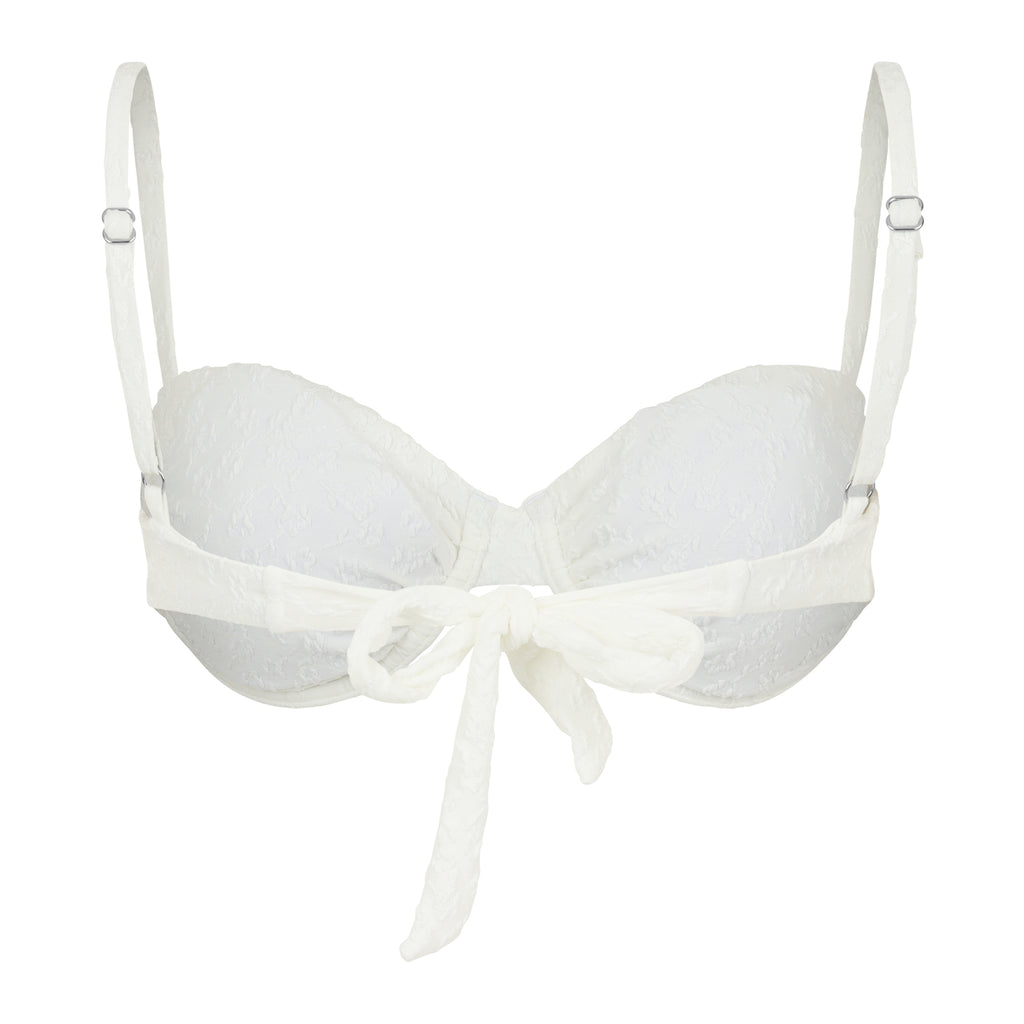 [just added - last chance] Rio Top - Textured Floral / Cloud White ...