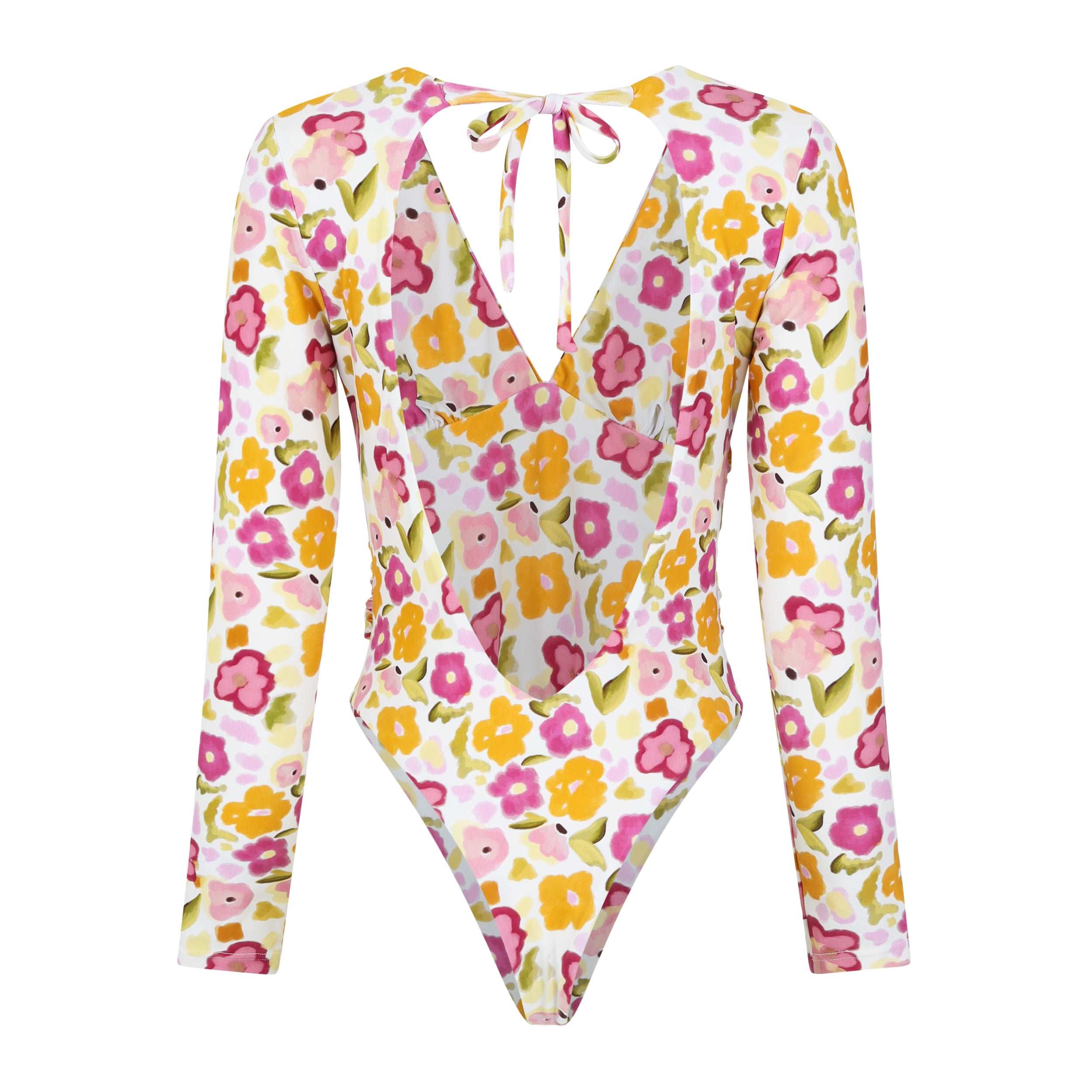 Malibu Surf Suit - Muted Flora – Sienna Swim