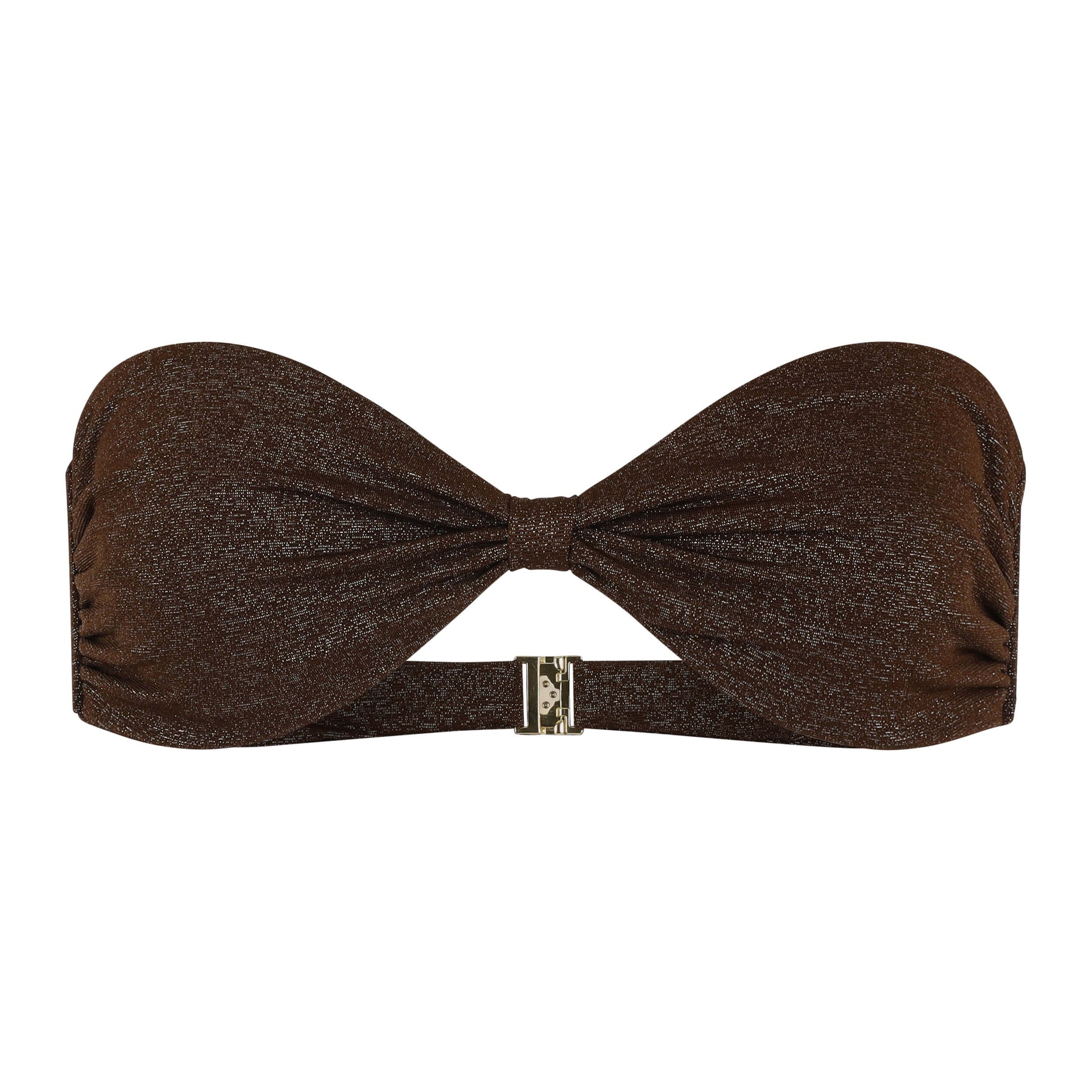 Santorini Bandeau Top - Bronze – Sienna Swim