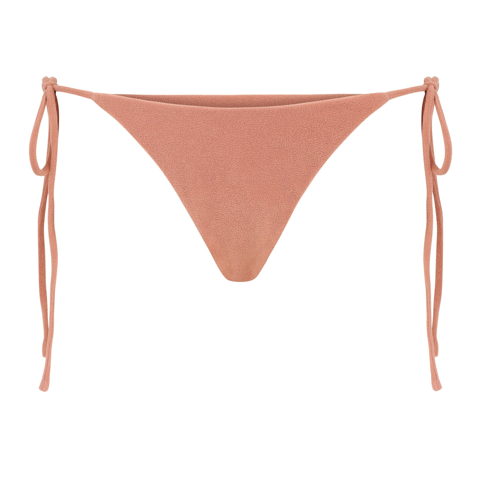 Tulum Tie Bottom - Blush Terry – Sienna Swim