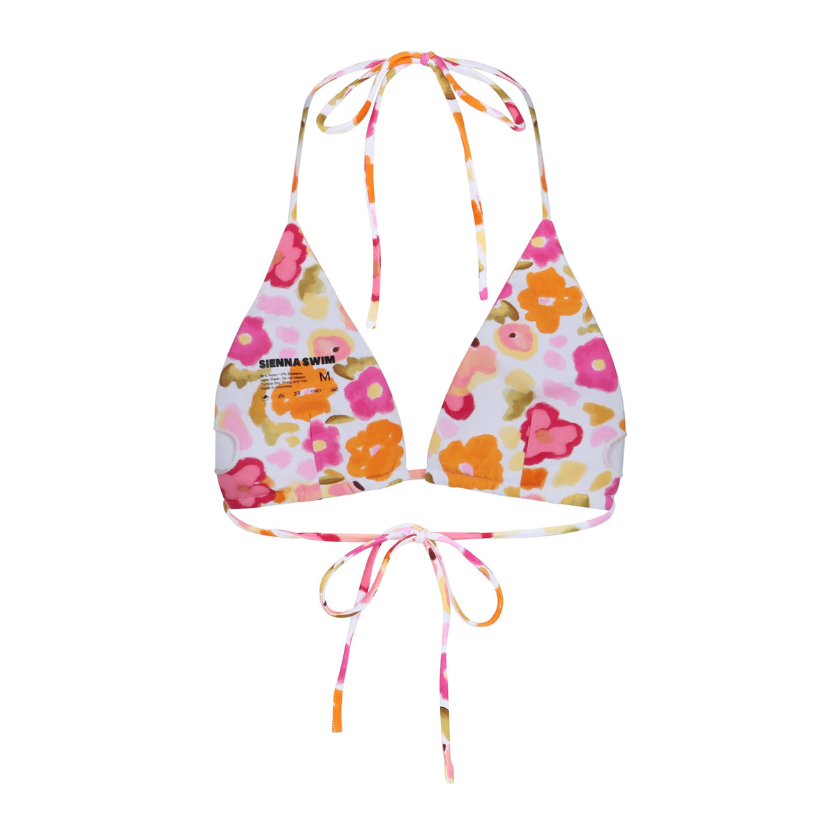 [just added - last chance] Tulum Tie Top - Flora – Sienna Swim