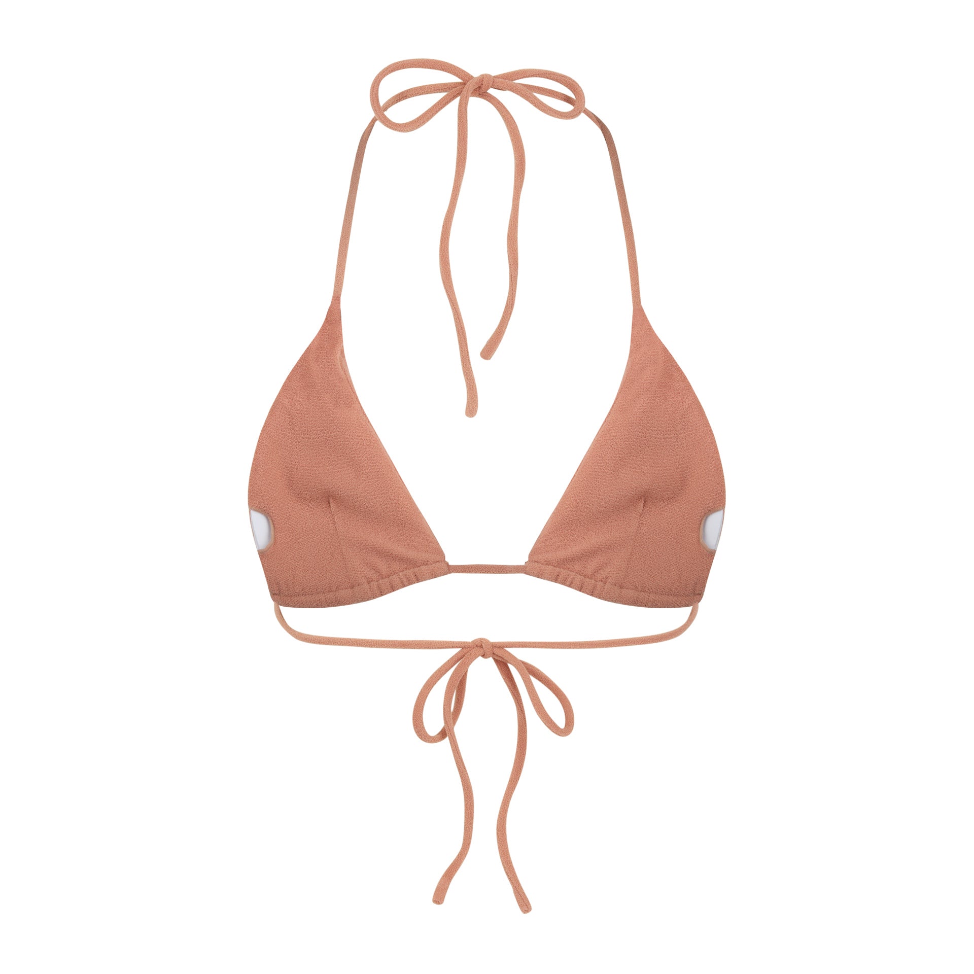 Tulum Tie Top - Blush Terry – Sienna Swim