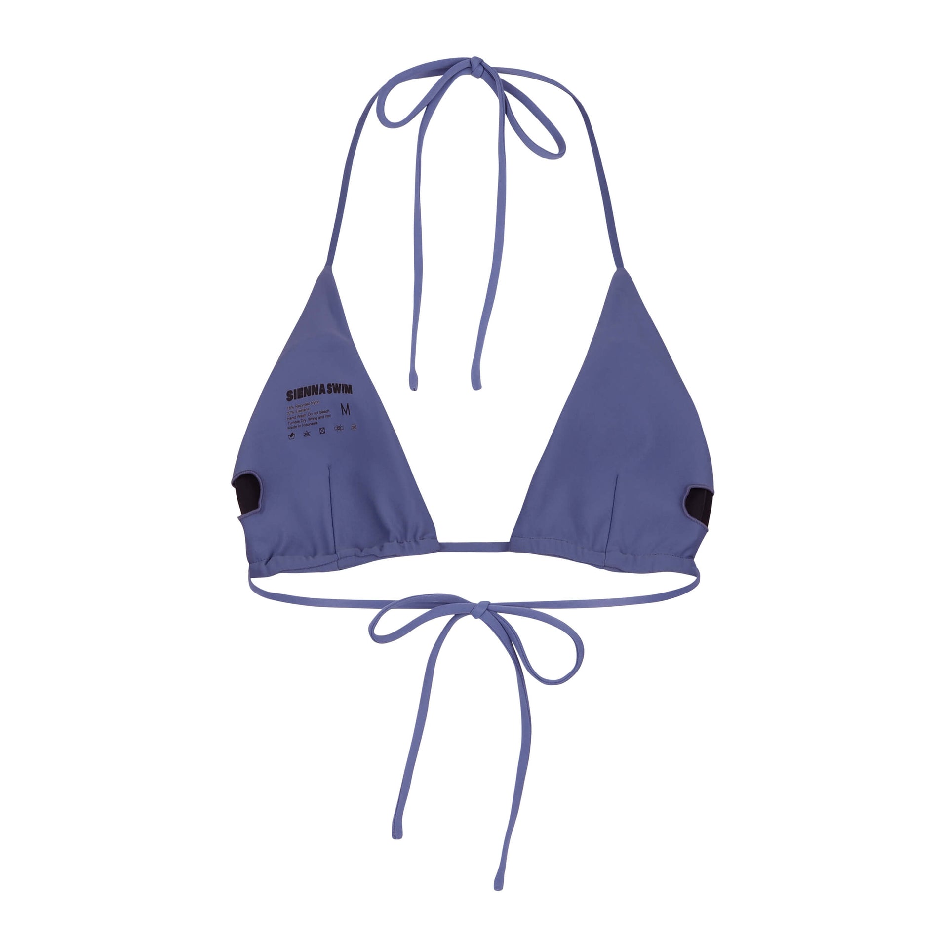Tulum Tie Top - Steel – Sienna Swim
